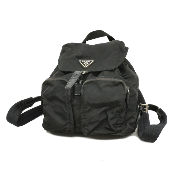 Prada | Bags | Auth Prada Rucksack Test Womens Nylon Backpack Black ...